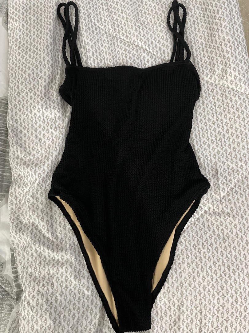 Eighth Mermaid Black One Piece Swimsuit On Carousell
