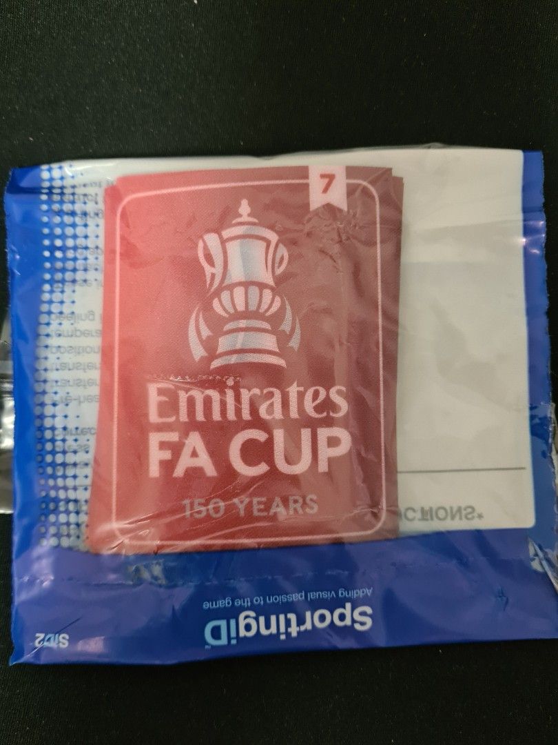 EMIRATES FA CUP 150 YEARS AUTHENTIC ADULT WINNER PATCH, Hobbies & Toys ...