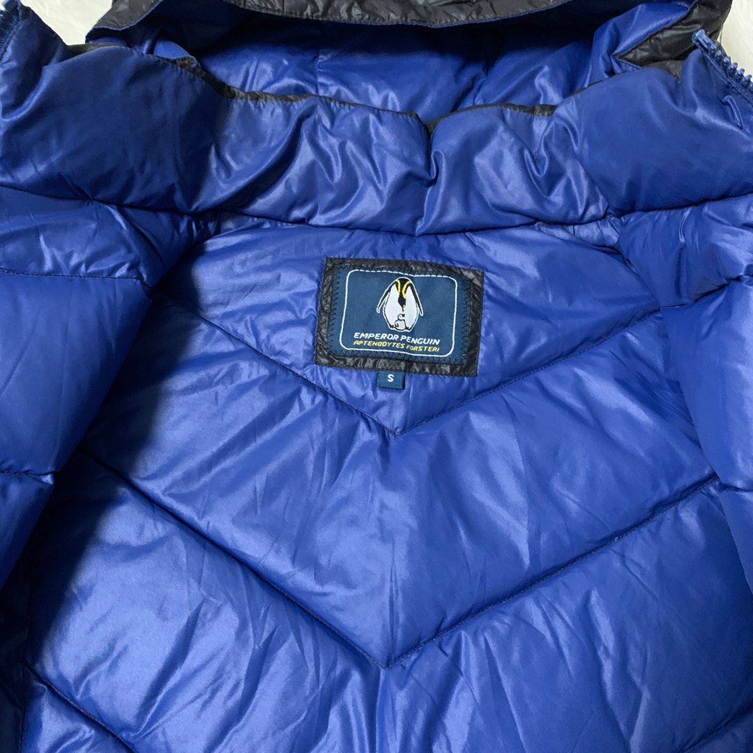 Emperor Penguin Puffer Winter Jacket with Detachable Hood for Women ...