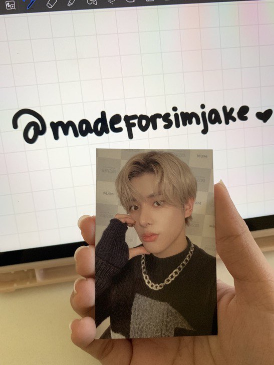 Enhypen Jake Dimension:Answer Broadcast Photocard, Hobbies & Toys ...