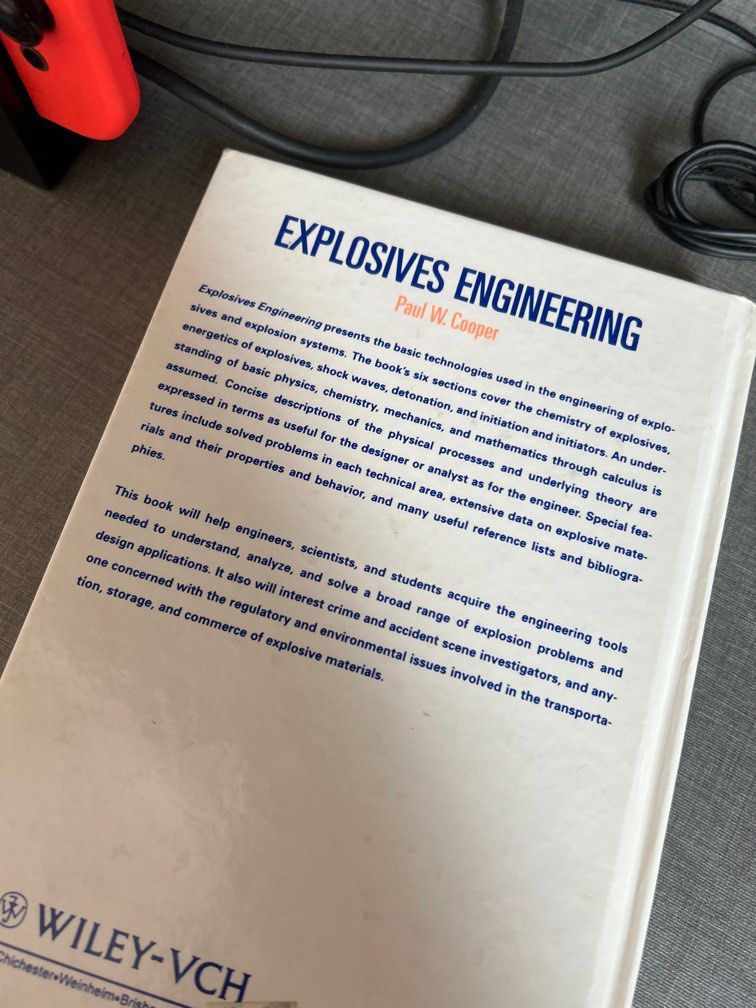 Explosive Engineering, Hobbies & Toys, Books & Magazines, Textbooks on ...