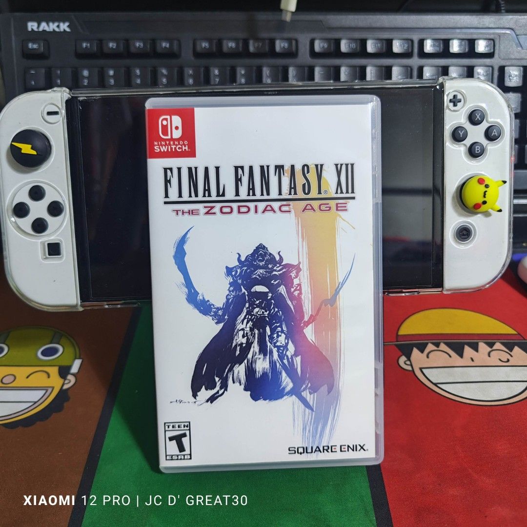 Final Fantasy XII the Zodiac Age Switch Game on Carousell