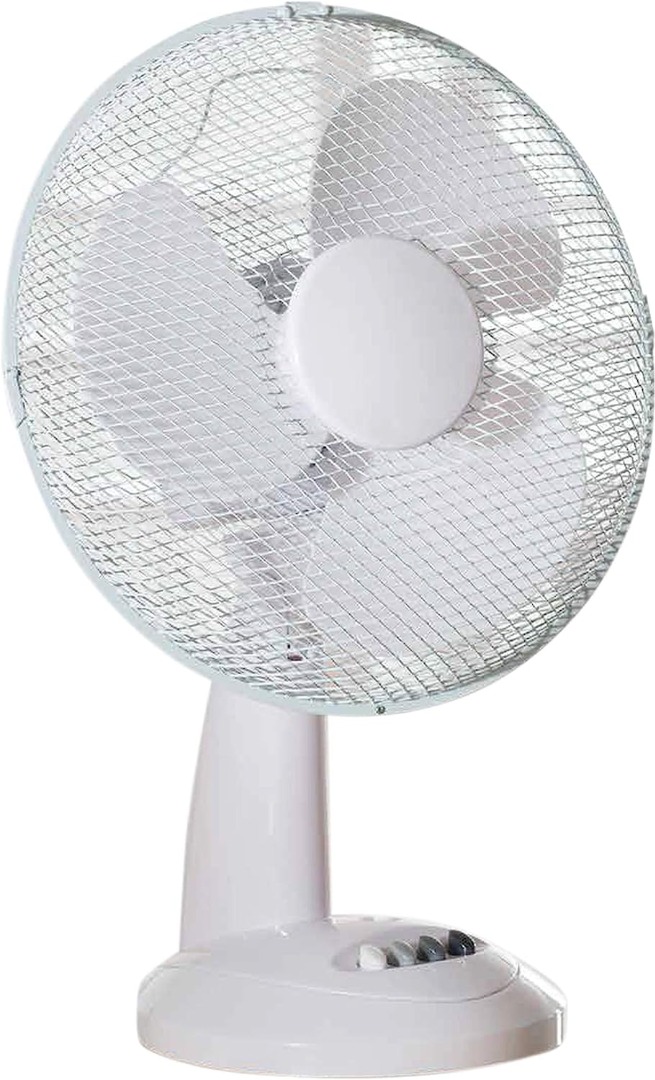 Fine Elements 12 Inch Plastic Table Fan with 3 Speed Settings and Mesh ...