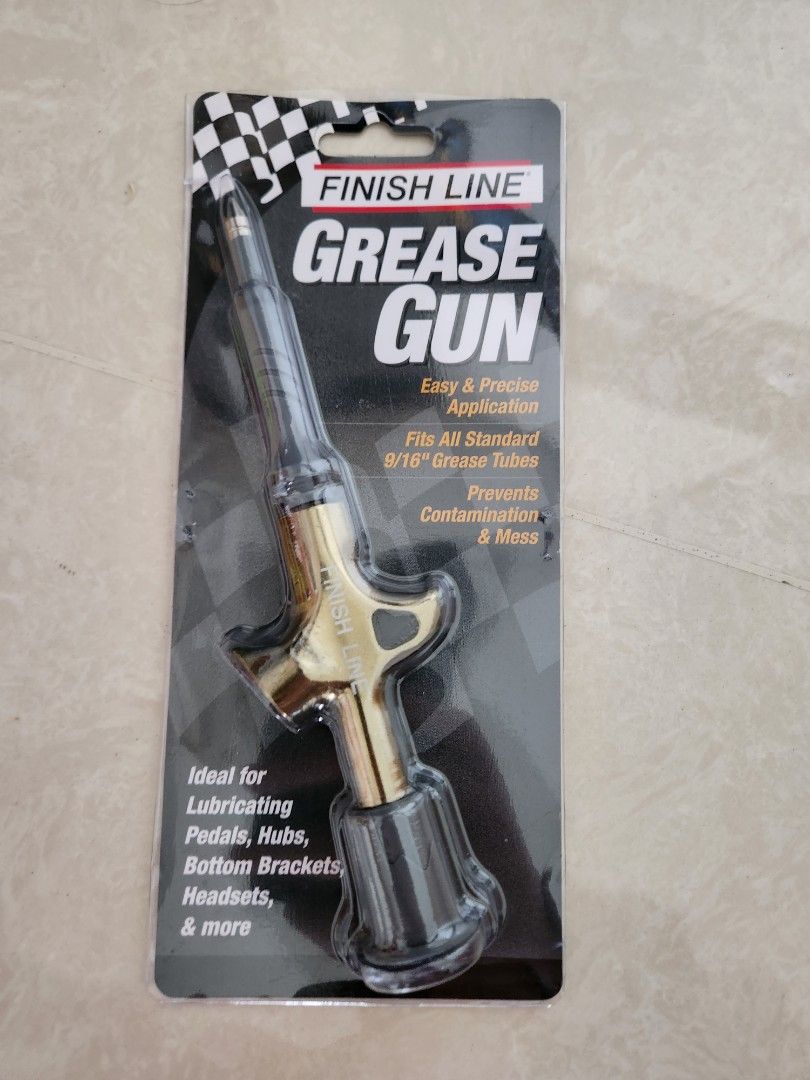 Finish Line Grease Gun - BNIB, Sports Equipment, Bicycles & Parts ...