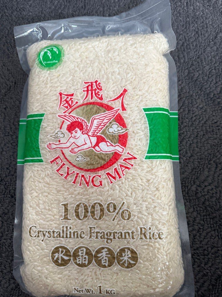 Flying man crystalline fragrant rice 1kg, Food & Drinks, Rice & Noodles ...