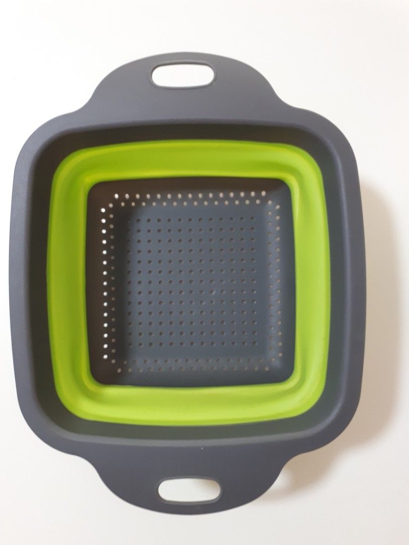 Food Grade Silicon Folding Strainer Basket, Furniture & Home Living ...