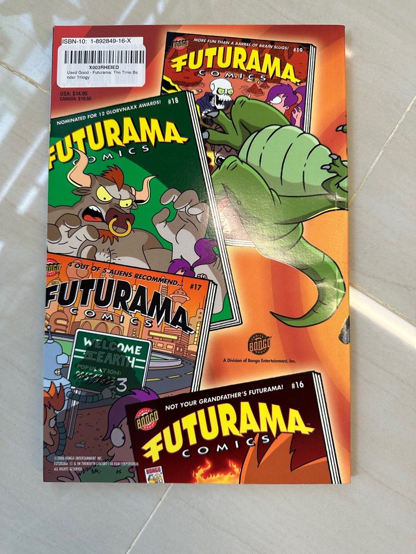 Futurama: The Time Trilogy, Hobbies & Toys, Books & Magazines, Comics ...