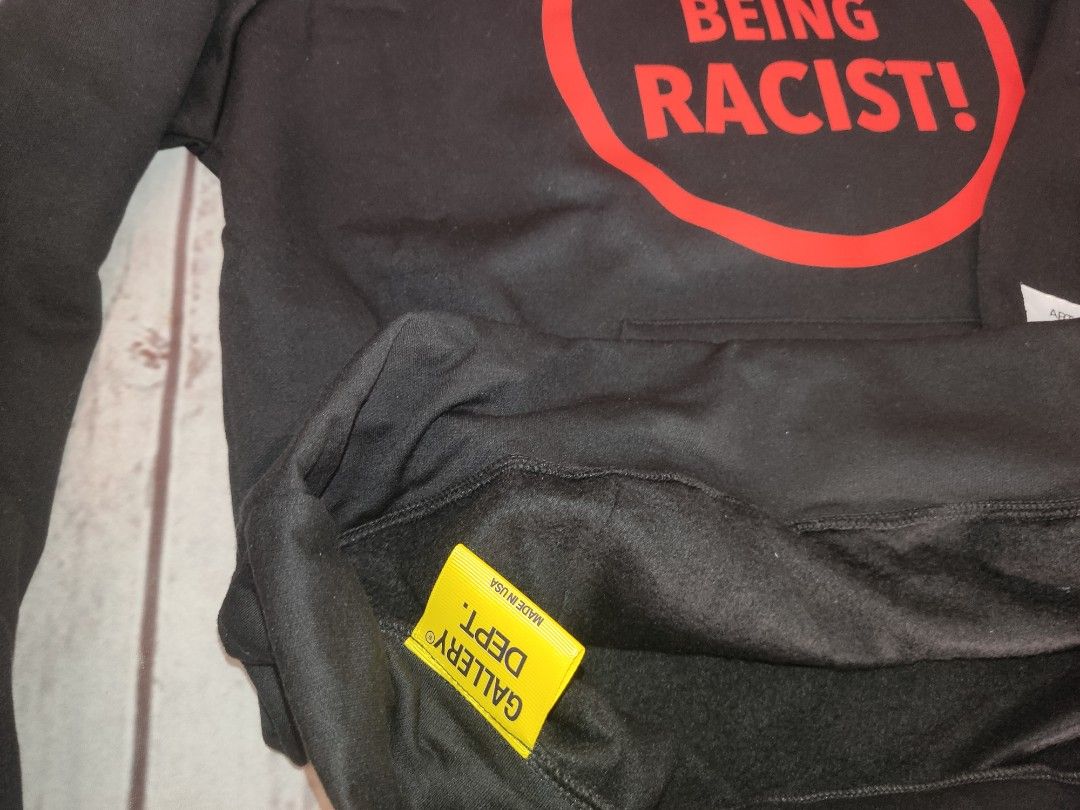 Gallery Dept Stop Being Racist Hoodie on Carousell