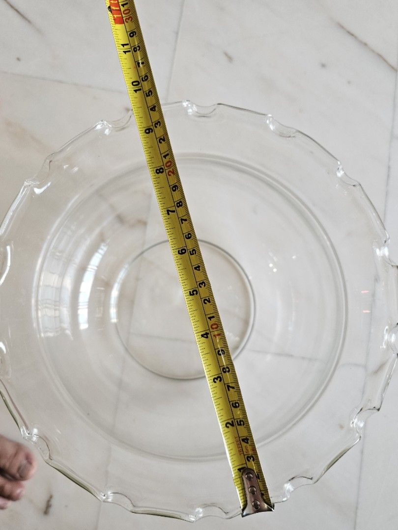 Glass bowl / fish tank / lucky draw bowl, Furniture & Home Living, Home ...