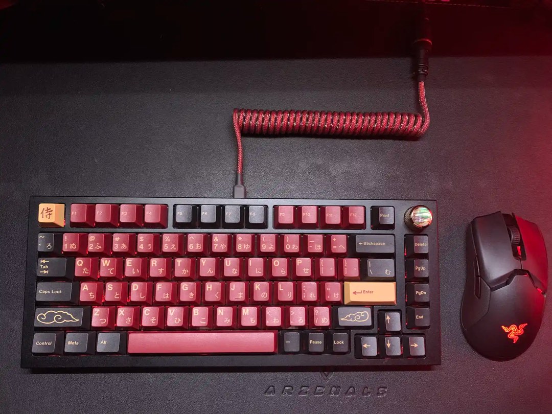 GMK Red samurai (1800) authentic, Computers & Tech, Parts & Accessories ...