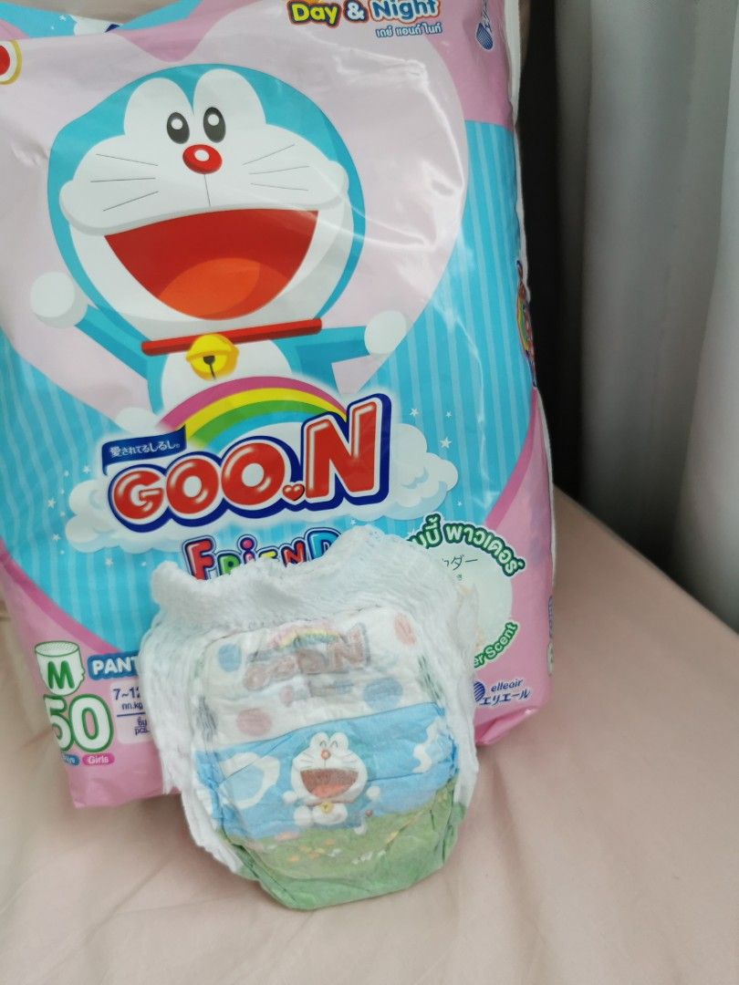 Goon diaper pants M size doraemon, Babies & Kids, Bathing & Changing ...