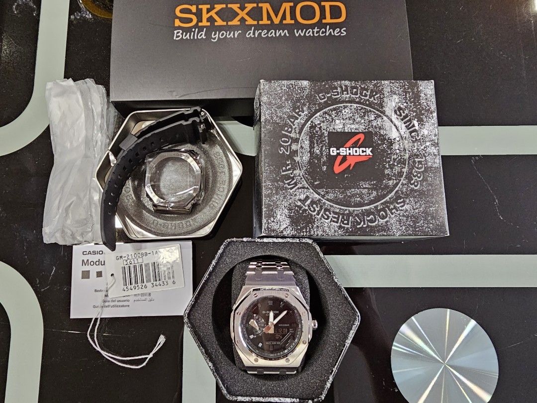 G-Shock GM-2100 Casioak mod, Men's Fashion, Watches & Accessories ...