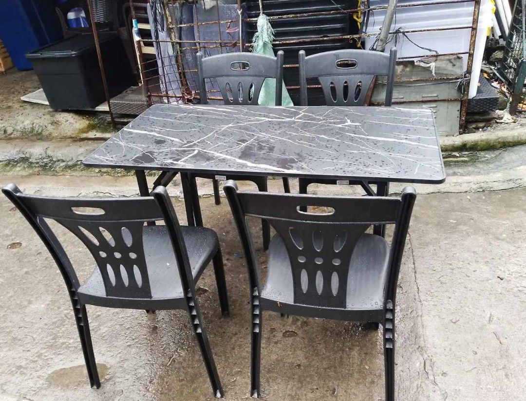 Hampas chair and folding table, Furniture & Home Living, Furniture ...