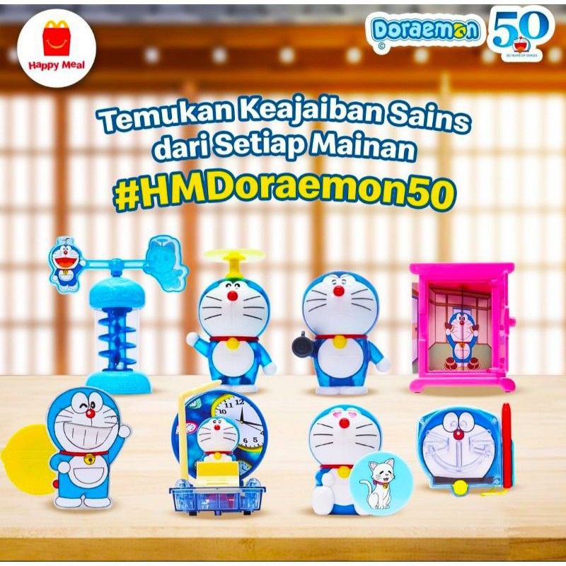 Happy Meal McD Doraemon Miraculous Science McDonalds 2022 50th CFC ...