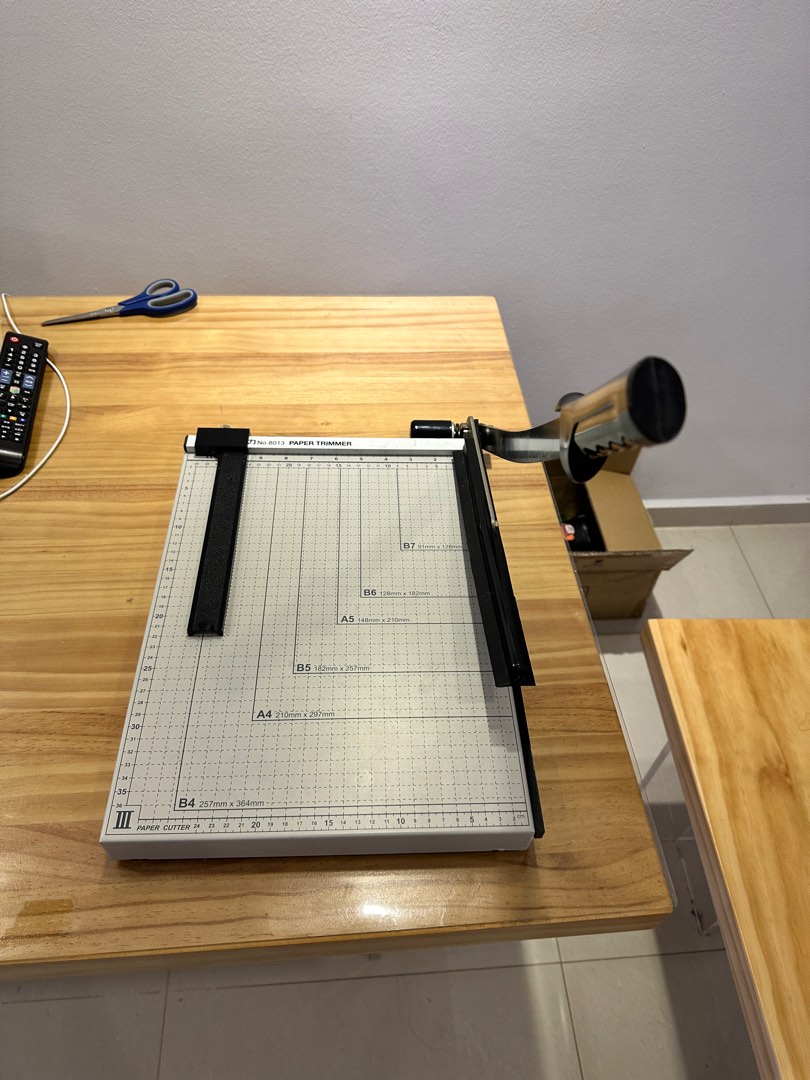 Heavy duty Paper Cutter, Stapler and Hole Puncher, Hobbies & Toys ...