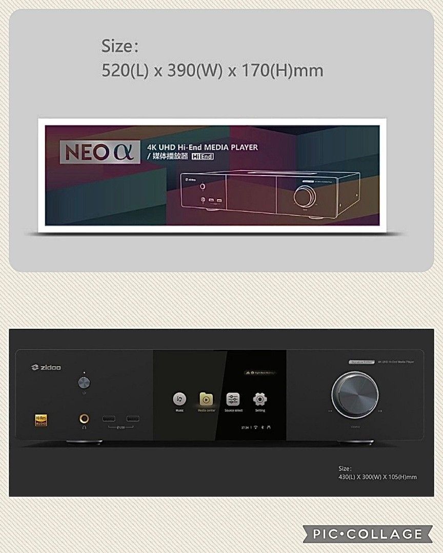 High End Zidoo Neo Alpha Signature Edition - Support DSD, MQA, Roon ...