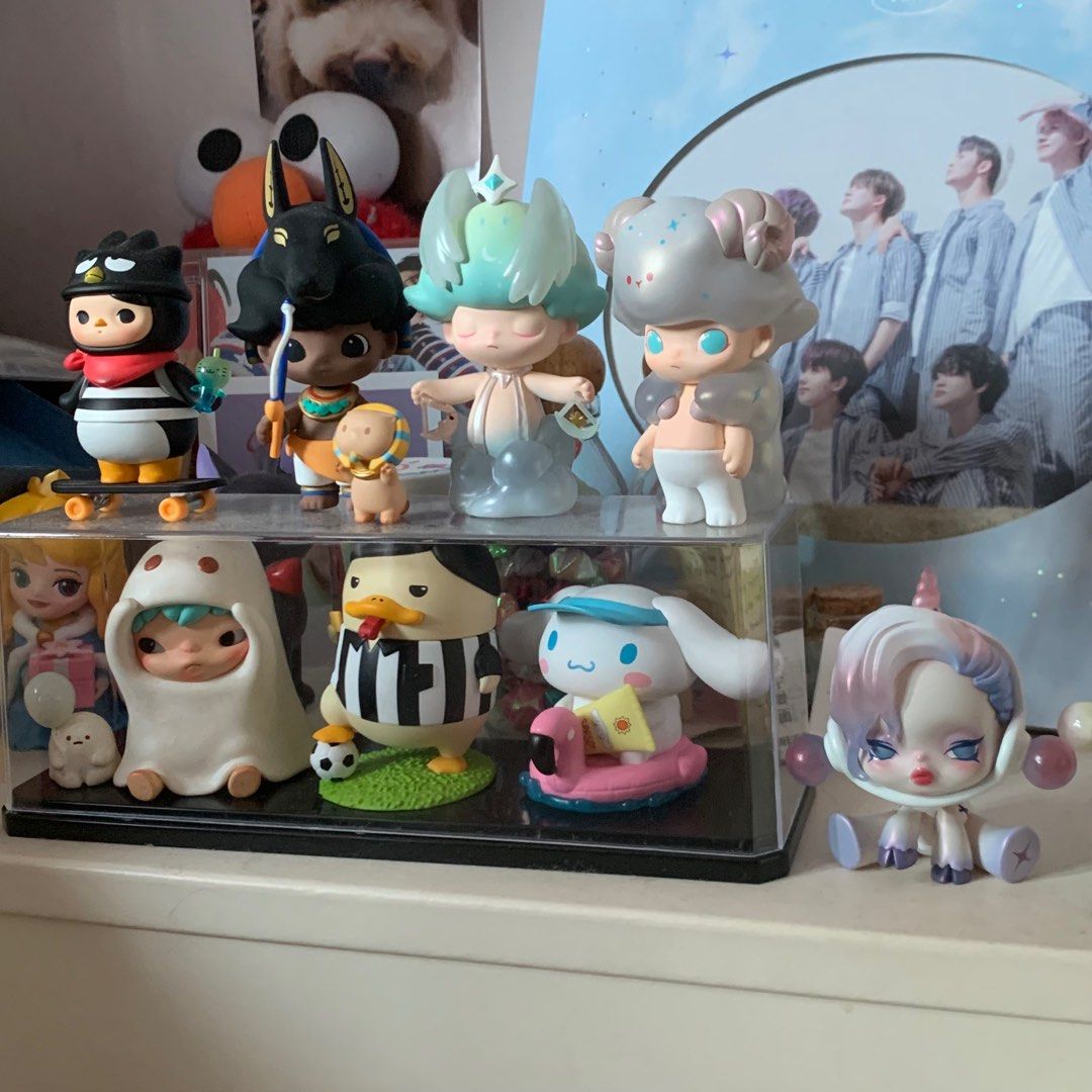 hirono ghost, dimoo, skullpanda, cinnamoroll, duckoo popmart, Hobbies ...