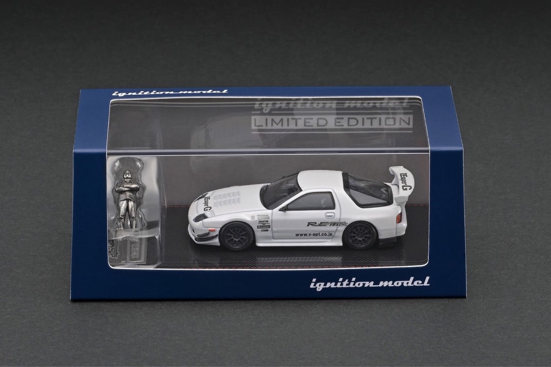 Ignition Model 1:64 Mazda RX-7 FC3S RE Amemiya White, Hobbies & Toys, Toys & Games on Carousell