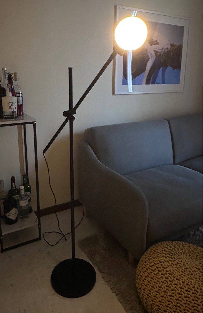 IKEA Adjustable Standing Light, Furniture & Home Living, Lighting ...