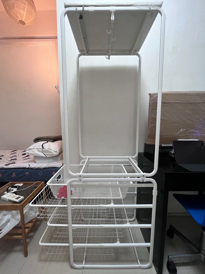 Ikea Algot Open Wardrobe, Furniture & Home Living, Furniture, Shelves ...