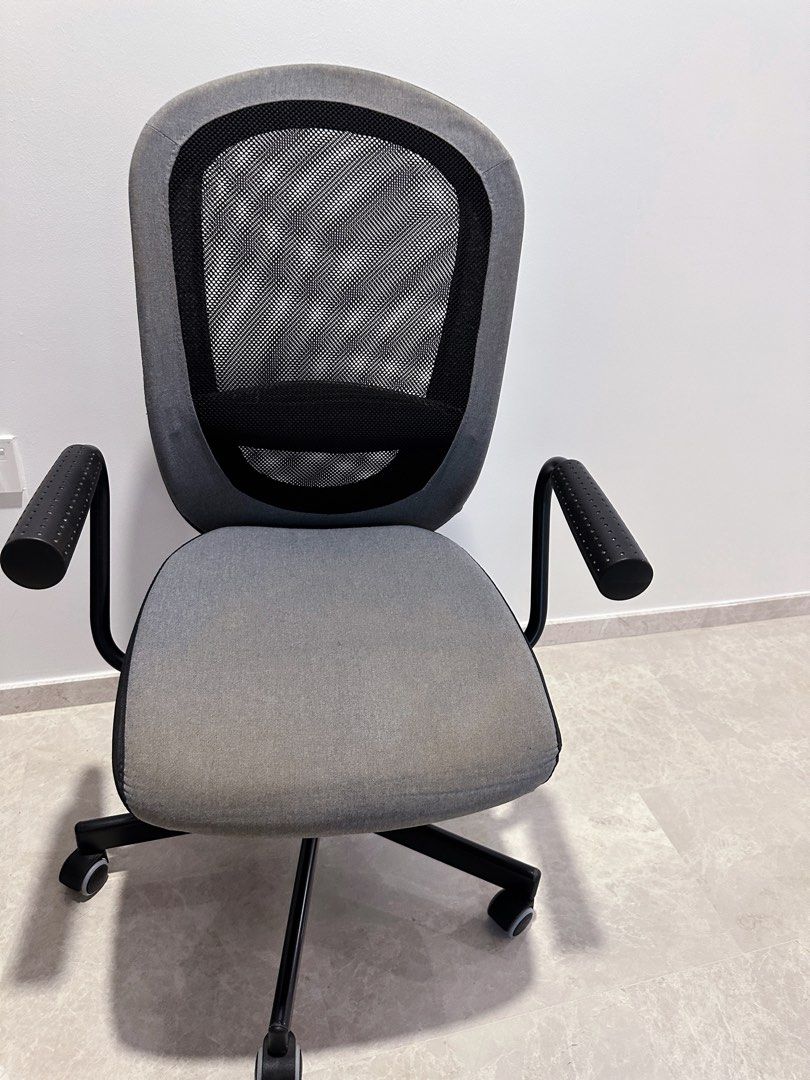 IKEA FLINTAN Office Chair in Grey Color, Furniture & Home Living ...