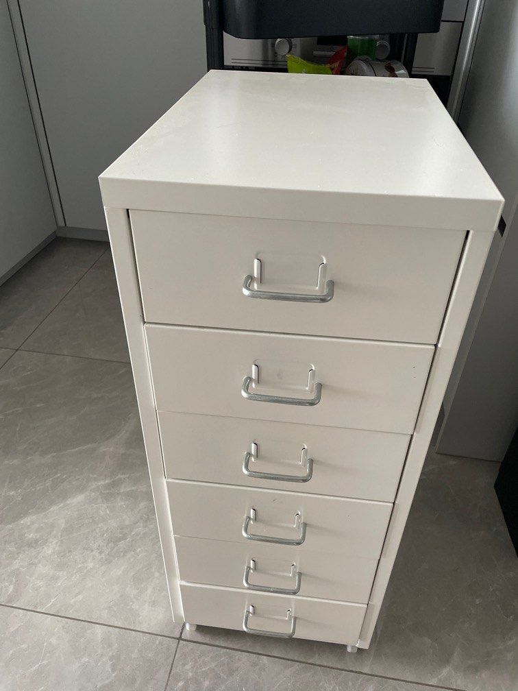 IKEA HELMER drawer unit on castors, Furniture & Home Living, Furniture ...