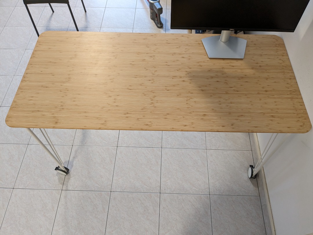 IKEA HILVER table top with KRILLE legs, Furniture & Home Living ...