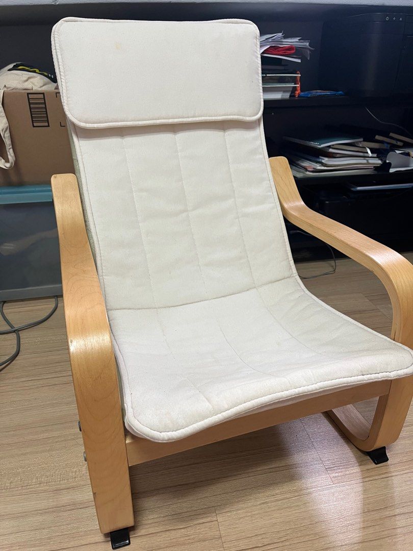 IKEA Poang Kids Armchair, Babies & Kids, Baby Nursery & Kids Furniture ...