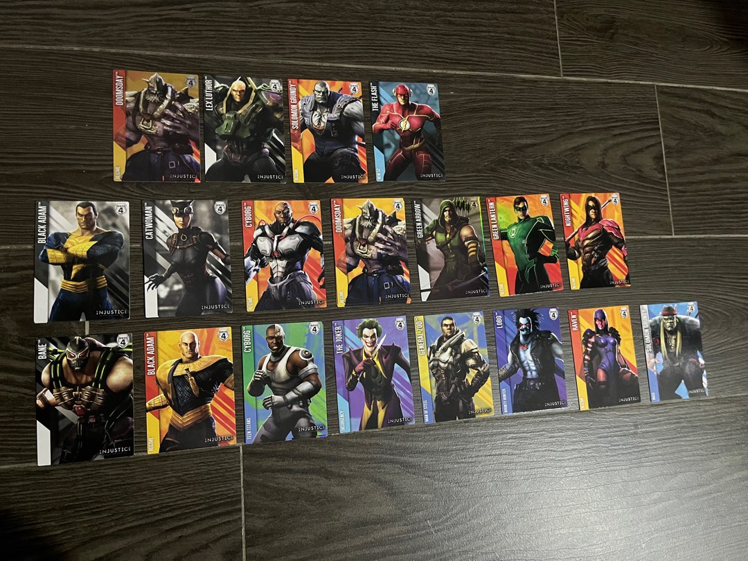 Injustice Cards, Hobbies & Toys, Toys & Games on Carousell