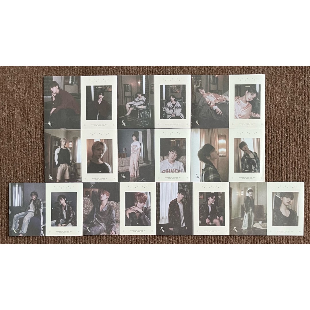 Instock unsealed seventeen fml fallen misfit lost ver 1 sticker Svt fml v1 sticker scoups ...