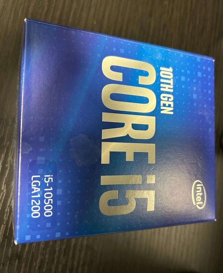 Intel CPU i5 10500 連原裝散熱及盒, 電腦＆科技, 電腦周邊及配件, 電腦周邊產品 - Carousell