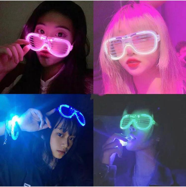 Introducing the stylish and vibrant LED Neon Glasses Spectacles ...