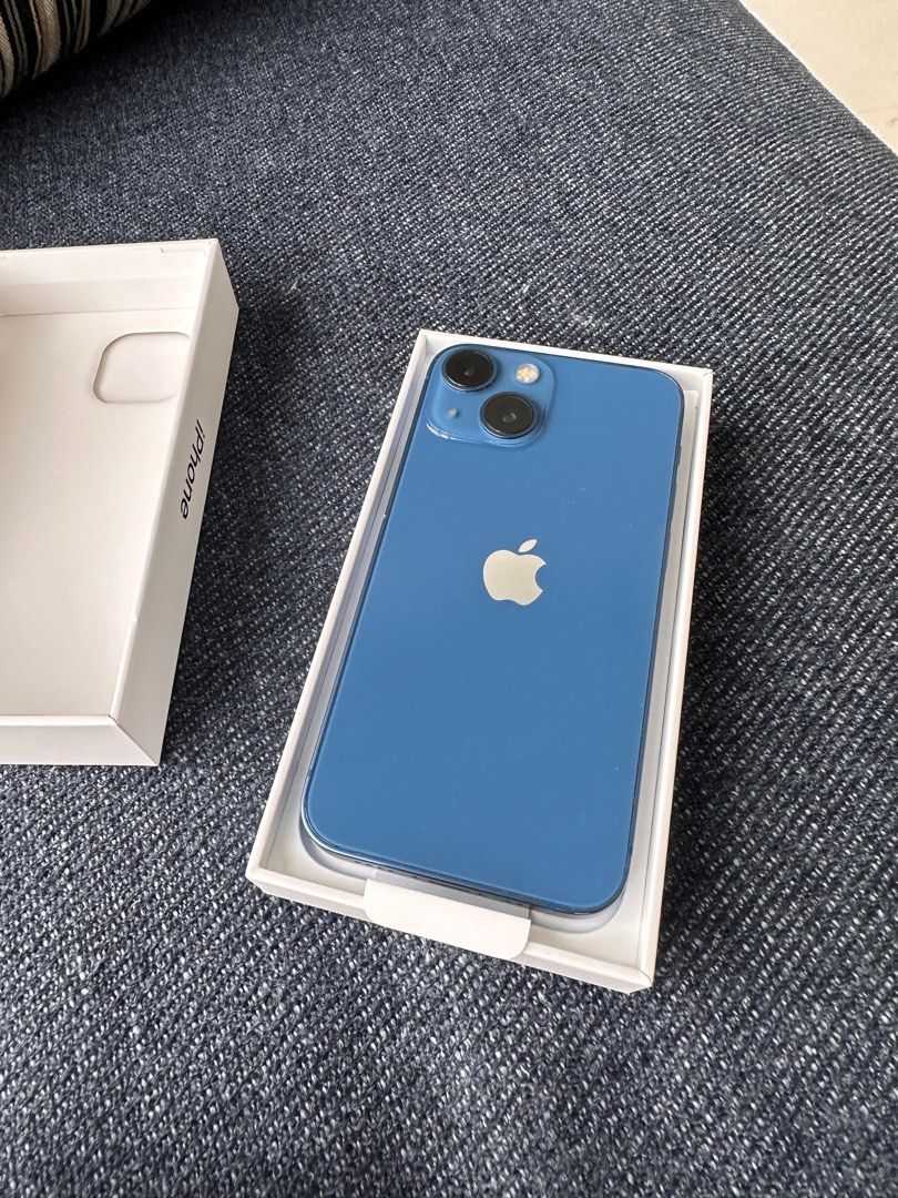 iPhone 13 Mini Blue 128GB, Mobile Phones & Gadgets, Mobile Phones ...