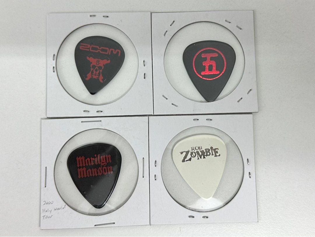 John 5 Signature Tour Used Guitar Picks., Hobbies & Toys, Music & Media ...