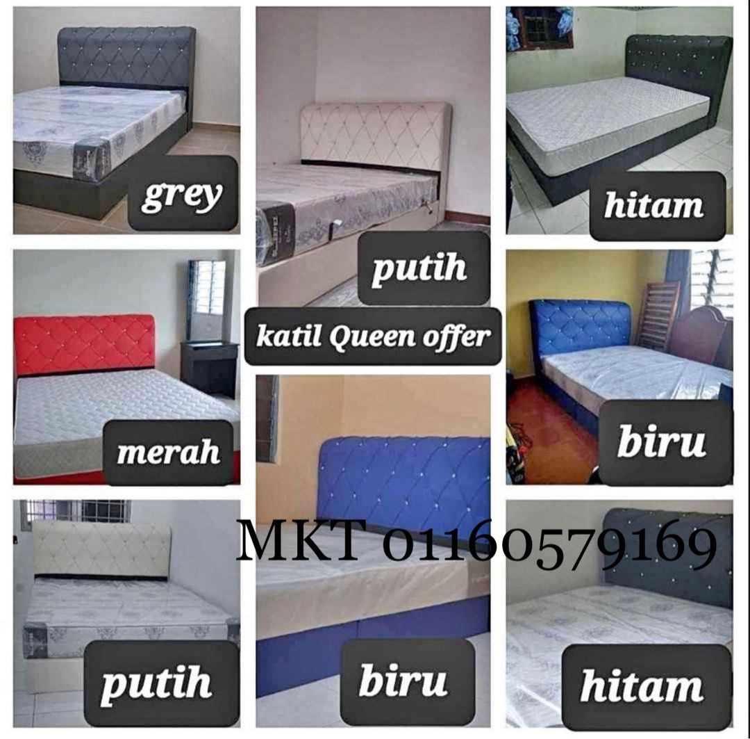 Katil divan, Furniture & Home Living, Furniture, Bed Frames ...