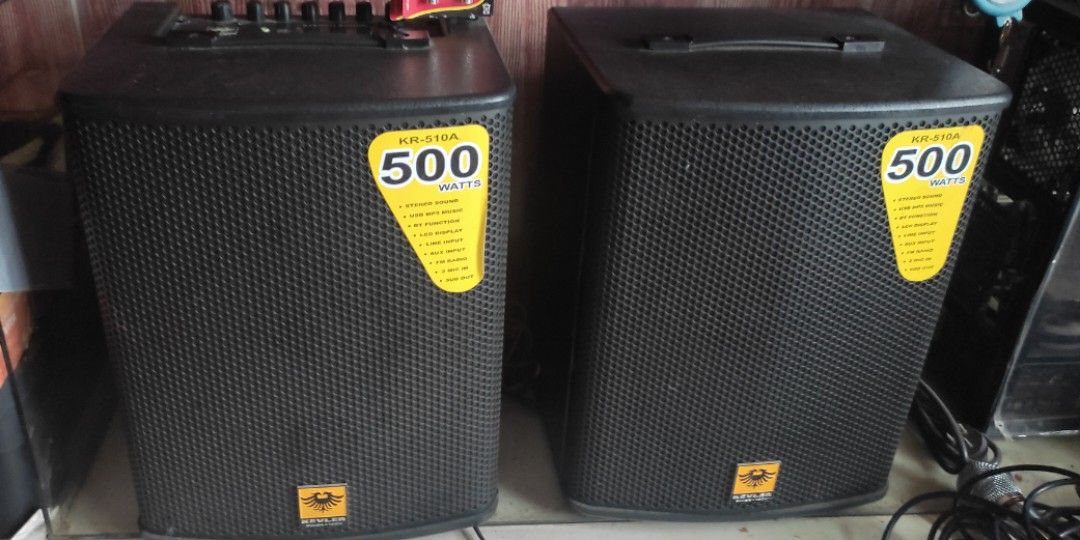 Kelver Bluetooth 500 watts amplified Double Speaker super loud on Carousell