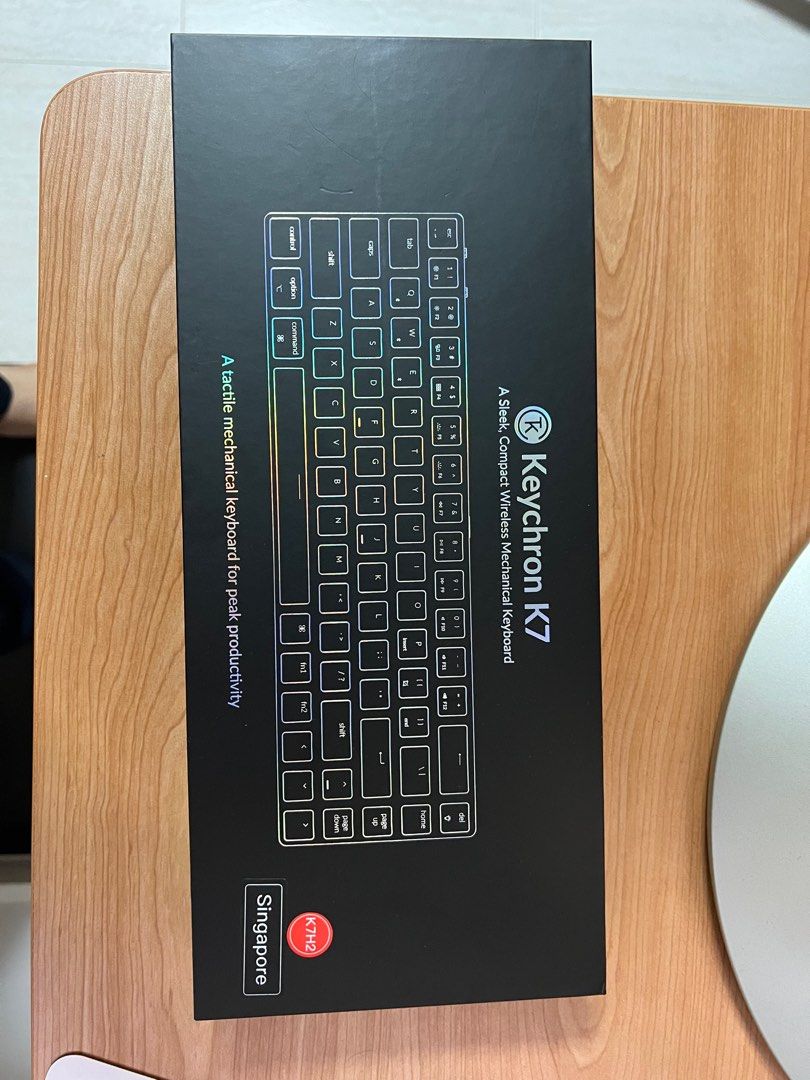 Keychron Keyboard K7, Computers & Tech, Parts & Accessories, Computer Keyboard on Carousell