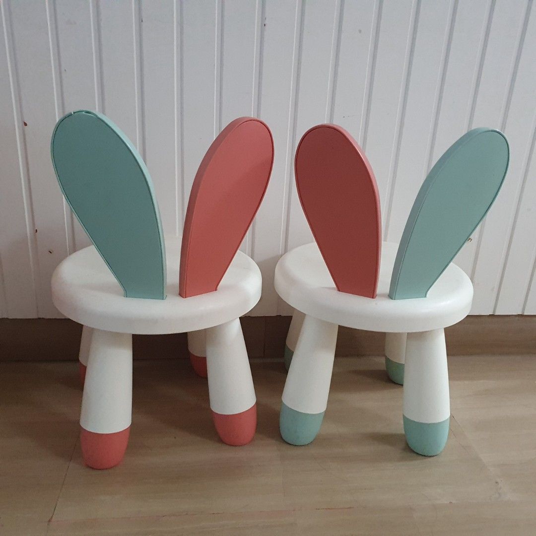 Kid's Rabbit Ear Backrest Chair, Babies & Kids, Baby Nursery & Kids ...