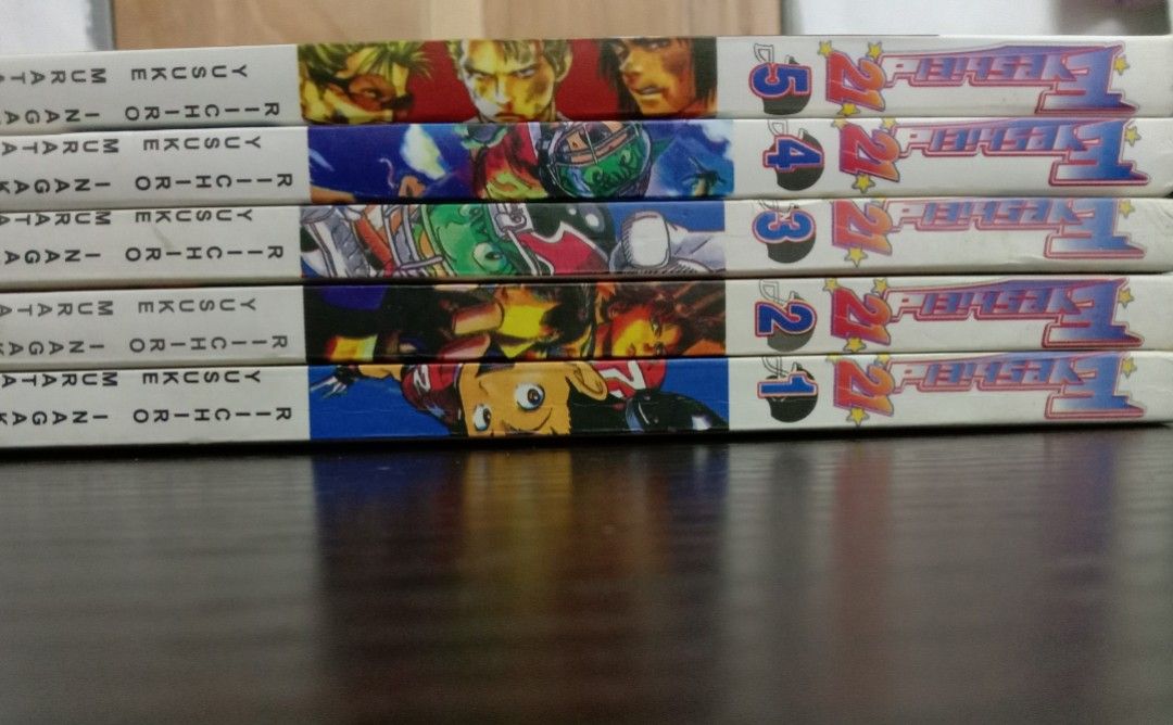 Komik Eyeshield 21 Vol. 1 - Vol. 5 Set Comic, Hobbies & Toys, Books ...