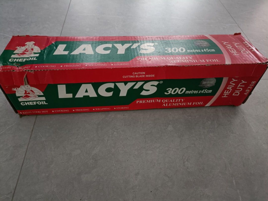 Lacy's Aluminum Foil 300m x 45cm, Furniture & Home Living, Kitchenware ... Lacy's Aluminum Foil 300m x 45cm, Furniture & Home Living, Kitchenware ...