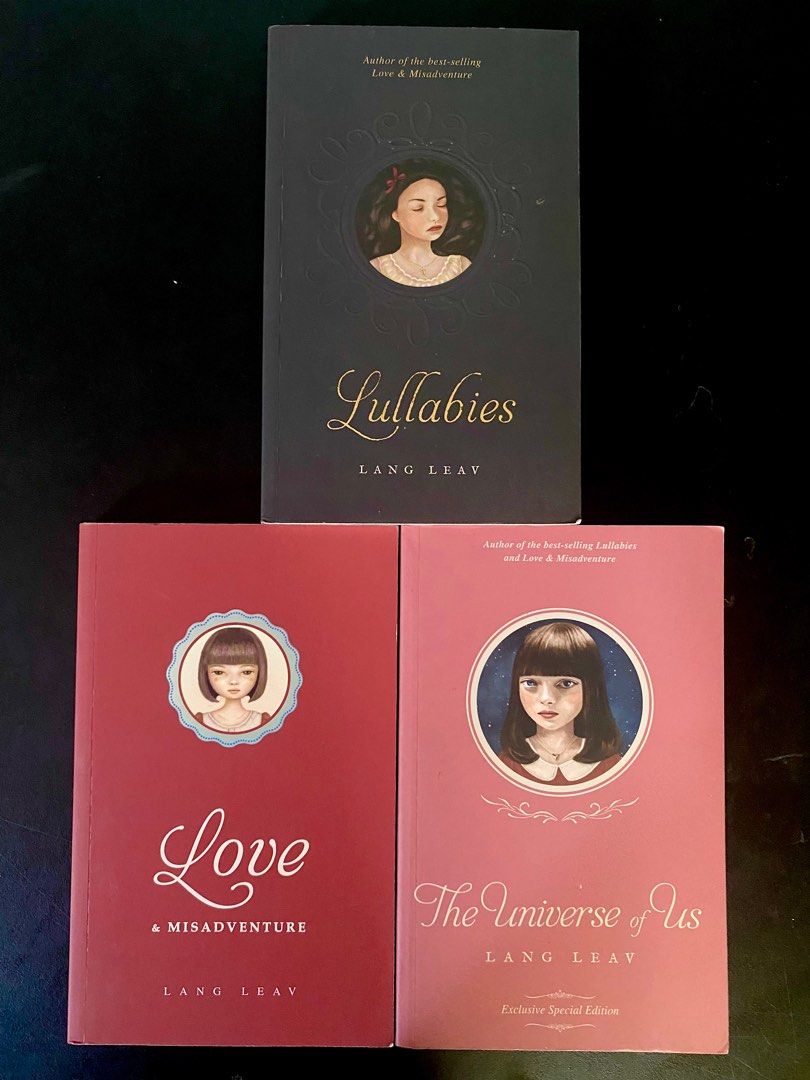 LANG LEAV TRILOGY Set Only (Love & Misadventure, Lullabies, Universe of ...