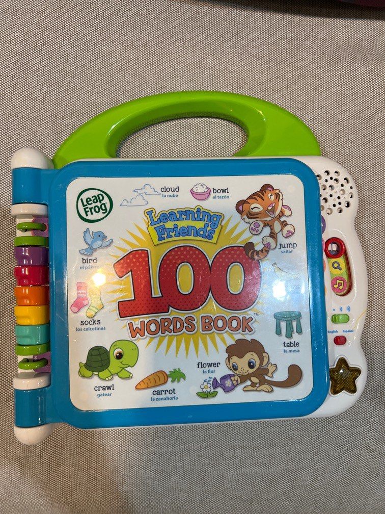 Leap Frog Learning Friends 100 Words Book, Babies & Kids, Infant ...