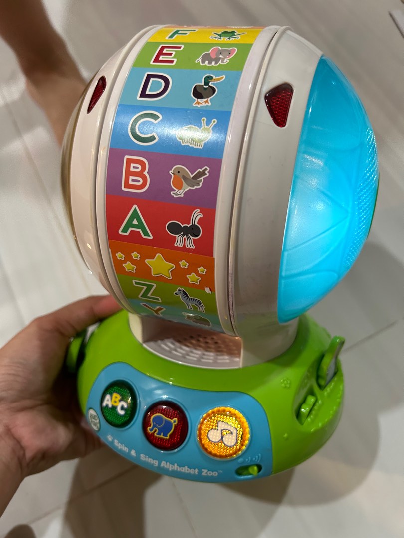 Leapfrog spin and sing Alphabet Zoo, Babies & Kids, Infant Playtime on ...
