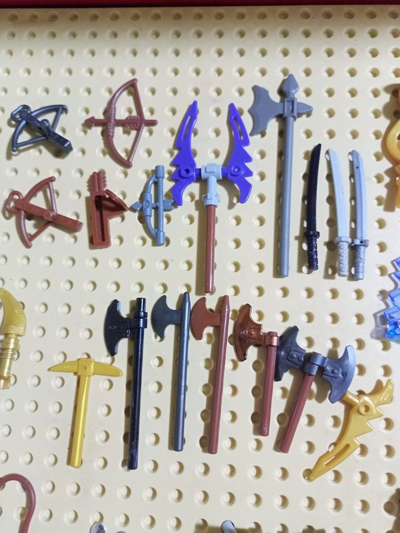 LEGO WEAPONS FOR MINIFIGURES, Hobbies & Toys, Toys & Games on Carousell