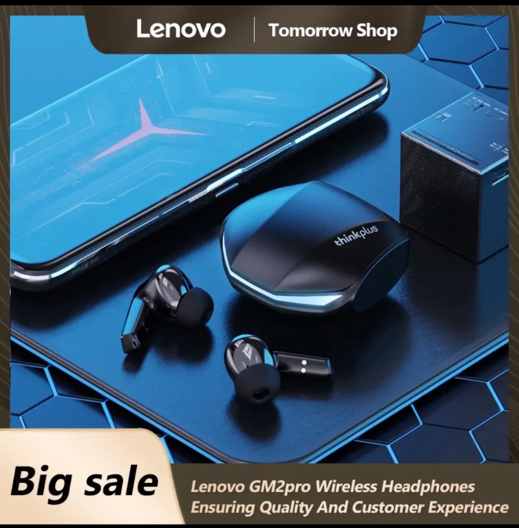Lenovo Gm2 pro TWS Gaming voice sport wireless earbuds, Audio ...