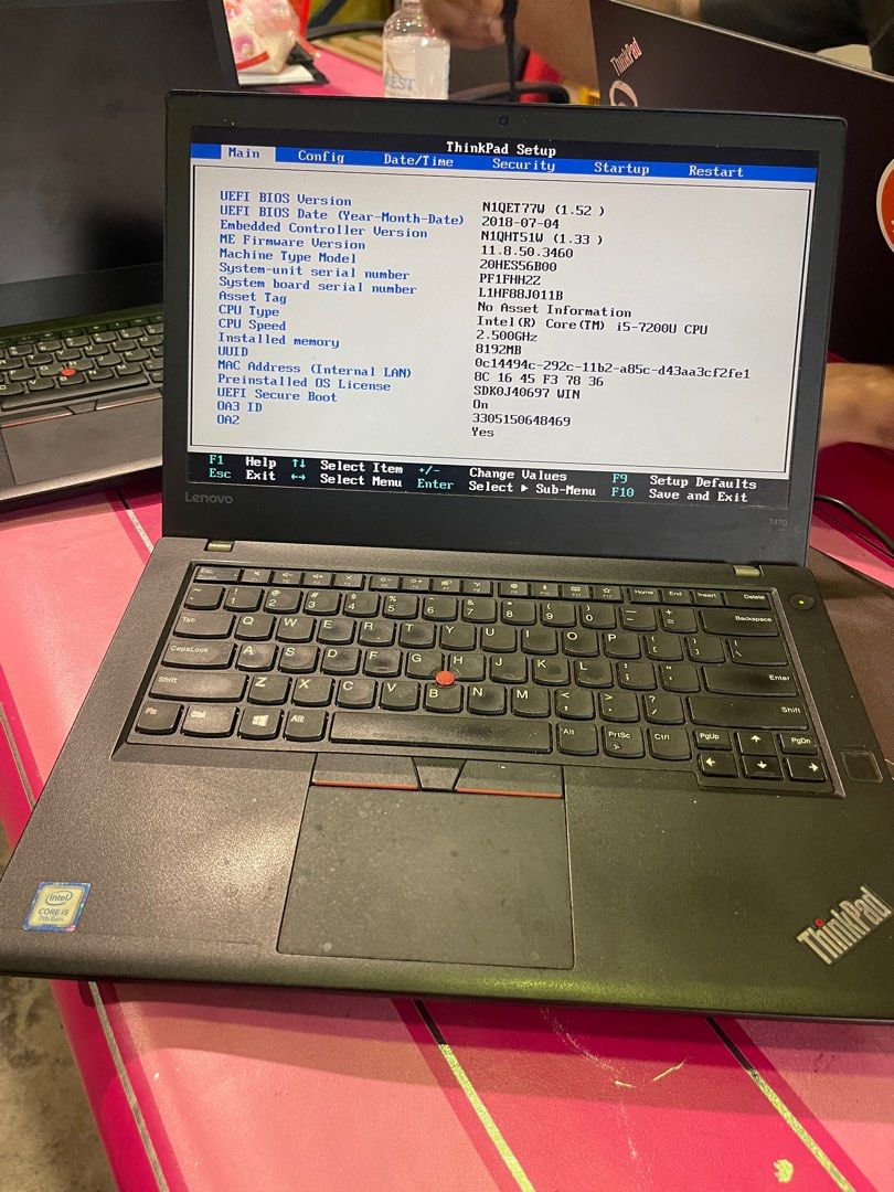 Lenovo ThinkPad 7th gen T470 laptop, Computers & Tech, Laptops ...