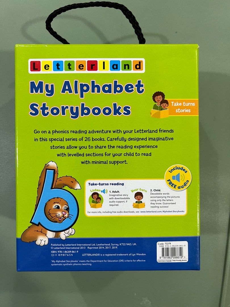 Letterland Phonics My Alphabet Storybooks, Hobbies & Toys, Books ...