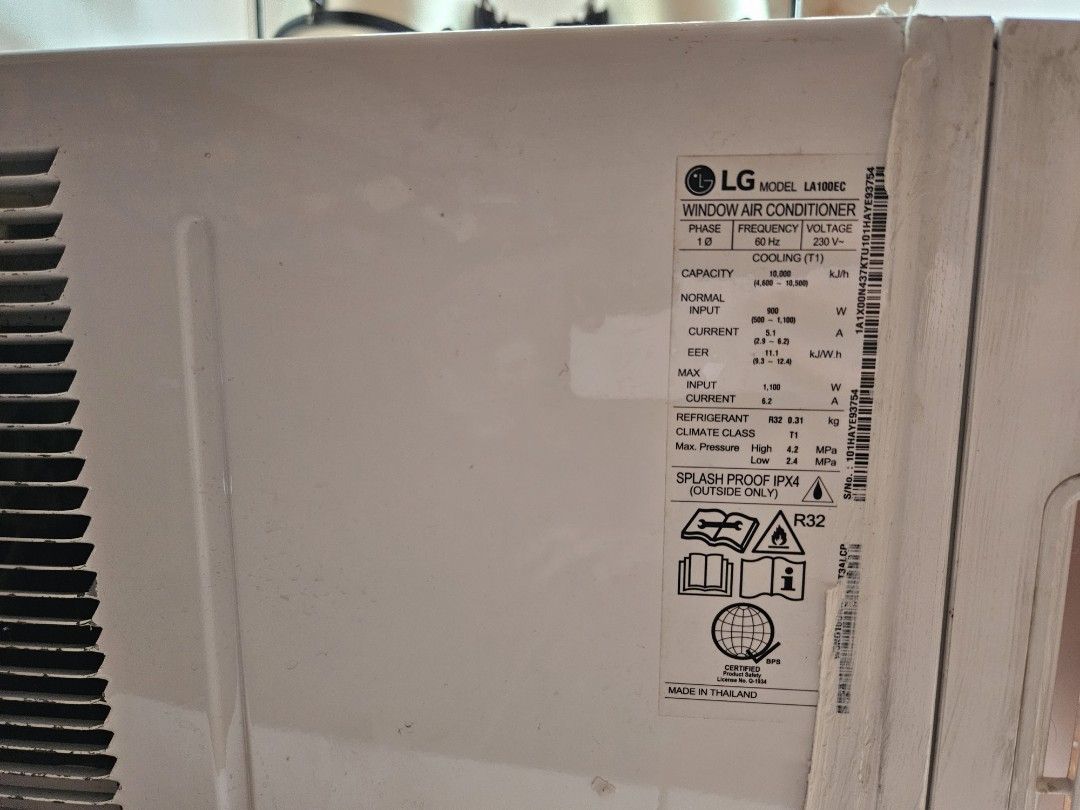 LG 1hp Dual Inverter Window-Type Aircon, TV & Home Appliances, Air ...