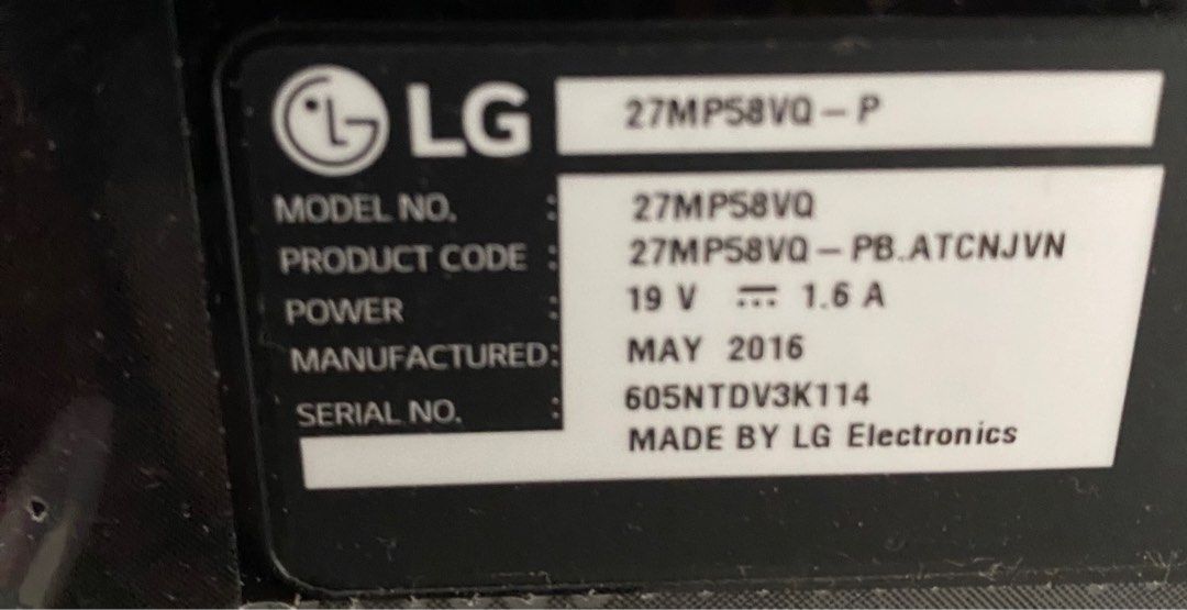 LG 27 inch Full HD IPS LED monitor, Computers & Tech, Parts ...