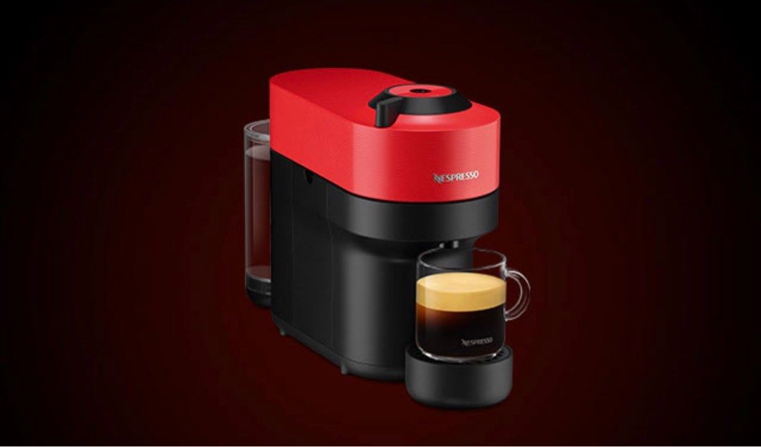 Lightly used Nespresso Vertuo Pop Spicy Red, TV & Home Appliances ...